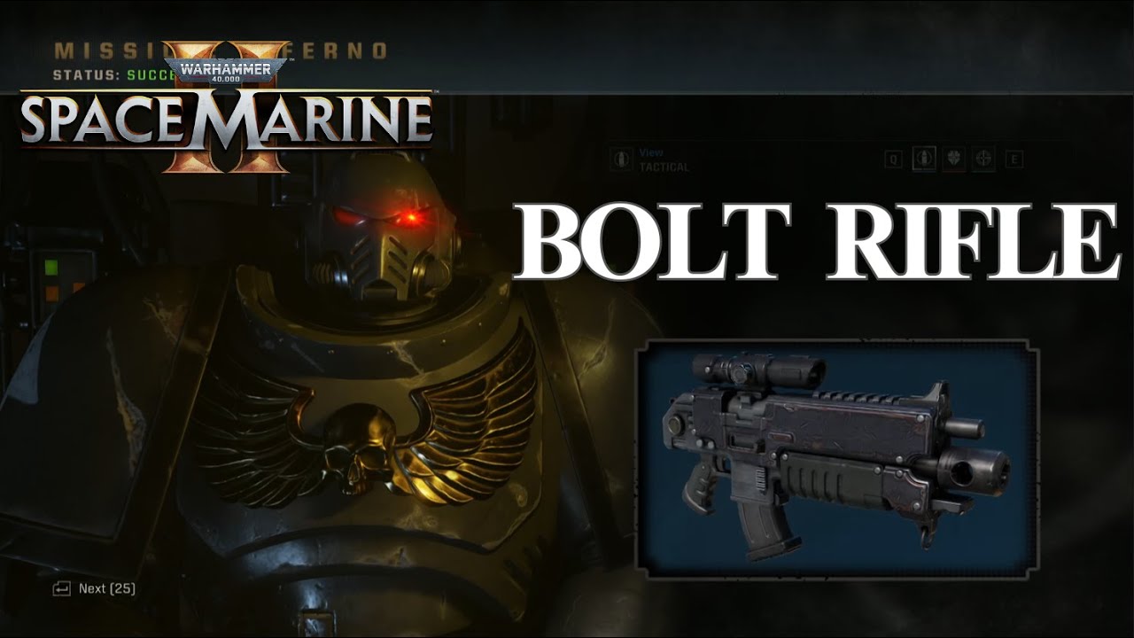 Bolt Rifle Gameplay on Ruthless difficulty | Warhammer 40K: Space ...