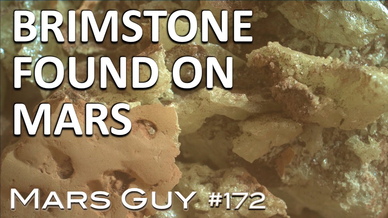 Curiosity discovers rocks made of pure sulfur - YouTube