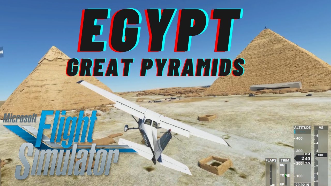 Egypt Cairo Ancient Wonder Pyramids - Microsoft Flight Simulator 2020 ...