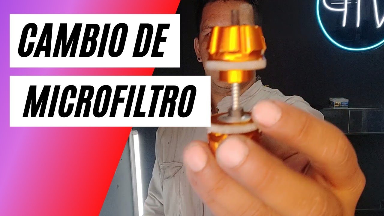 Cómo Cambiar Microfiltro De Inyector - YouTube