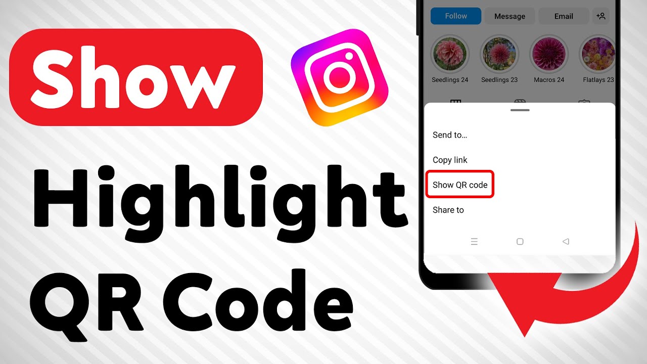 How To Show Highlight QR Code On Instagram (Updated) - YouTube