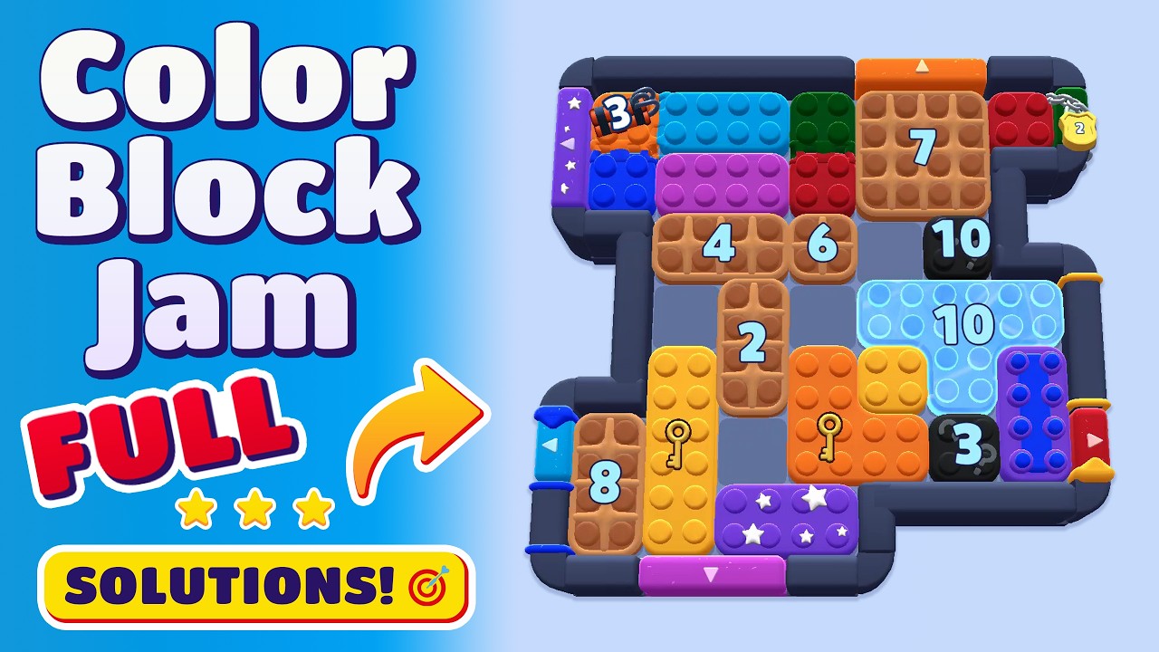 Color Block Jam Level 1428 (1429) | Complete Walkthrough & Solutions! 🚧 ...