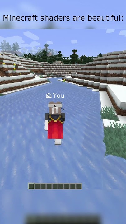 Beautiful Shaders In Minecraft #minecraft #real #meme #memes #shorts # ...