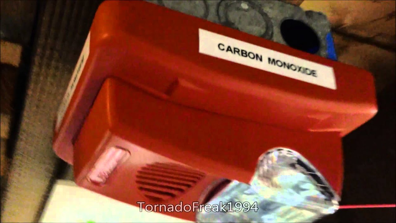 Unimode (ADT) 9050UD Fire Alarm System - CO Alarm Test 2 - YouTube