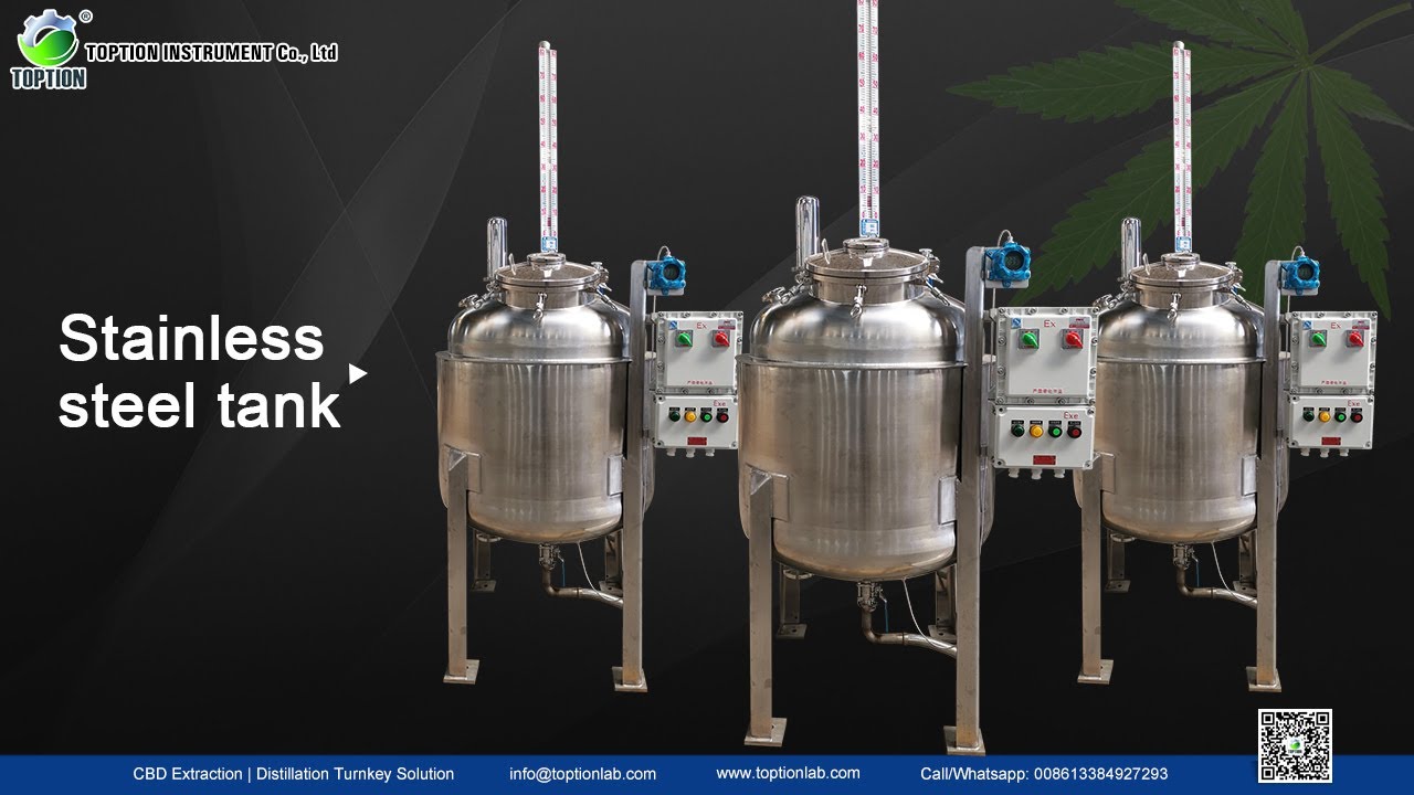 Storage tank ethanol pre-cryo - YouTube