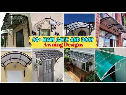 Main Door and Window Awning Design ideas | Metal and Polycarbonate ...
