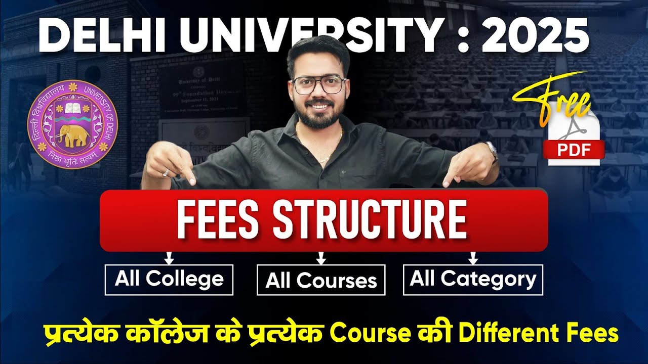 DU fee 2025 | Delhi university fees details | collegewise | coursewise ...