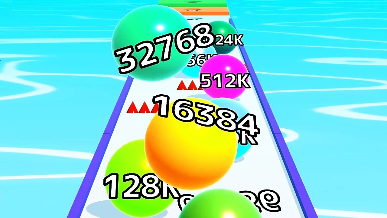 Ball Run Infinity Number Up To (128M, 256M, 512M, 1024M) ! All Levels ...