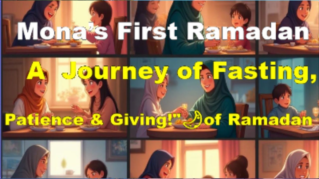Ramadan Journey Episode 1-Mona’s First Ramadan Fast – A Heartwarming ...
