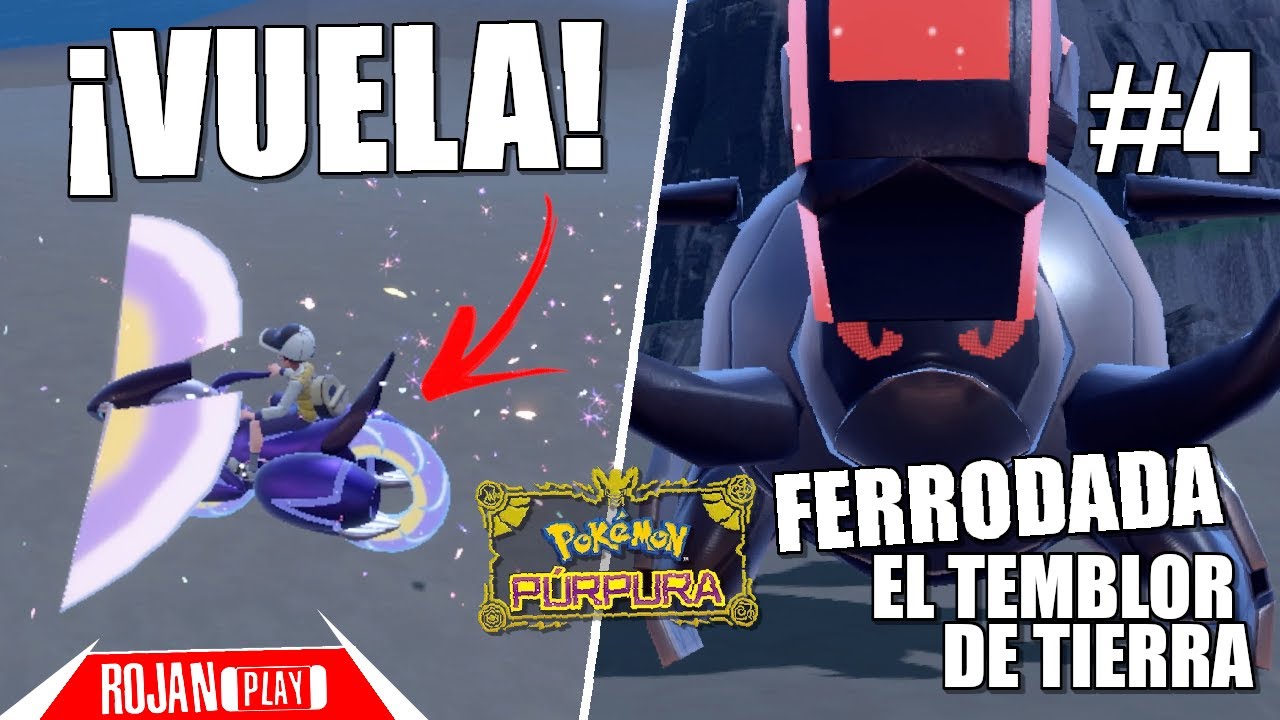 💥 FERRODADA, EL TEMBLOR DE TIERRA 💥 Habilidad de VOLAR con MIRAIDON y ...