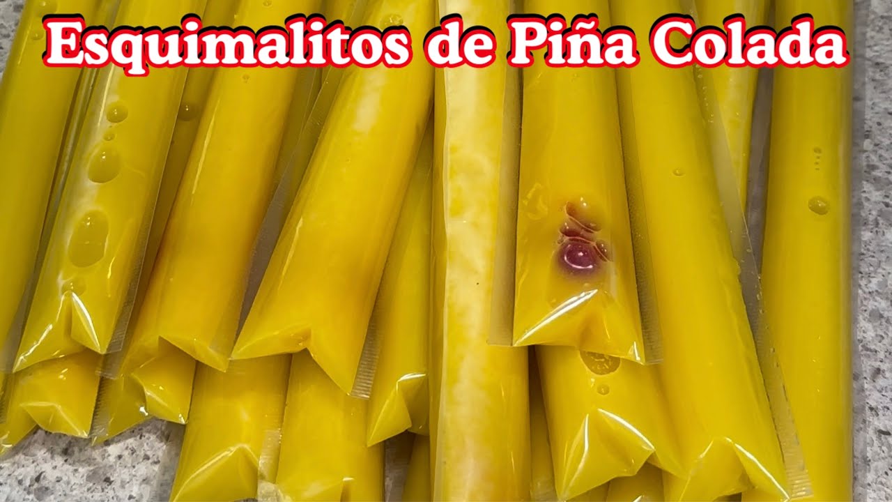 Esquimalitos de Piña Colada!! - YouTube