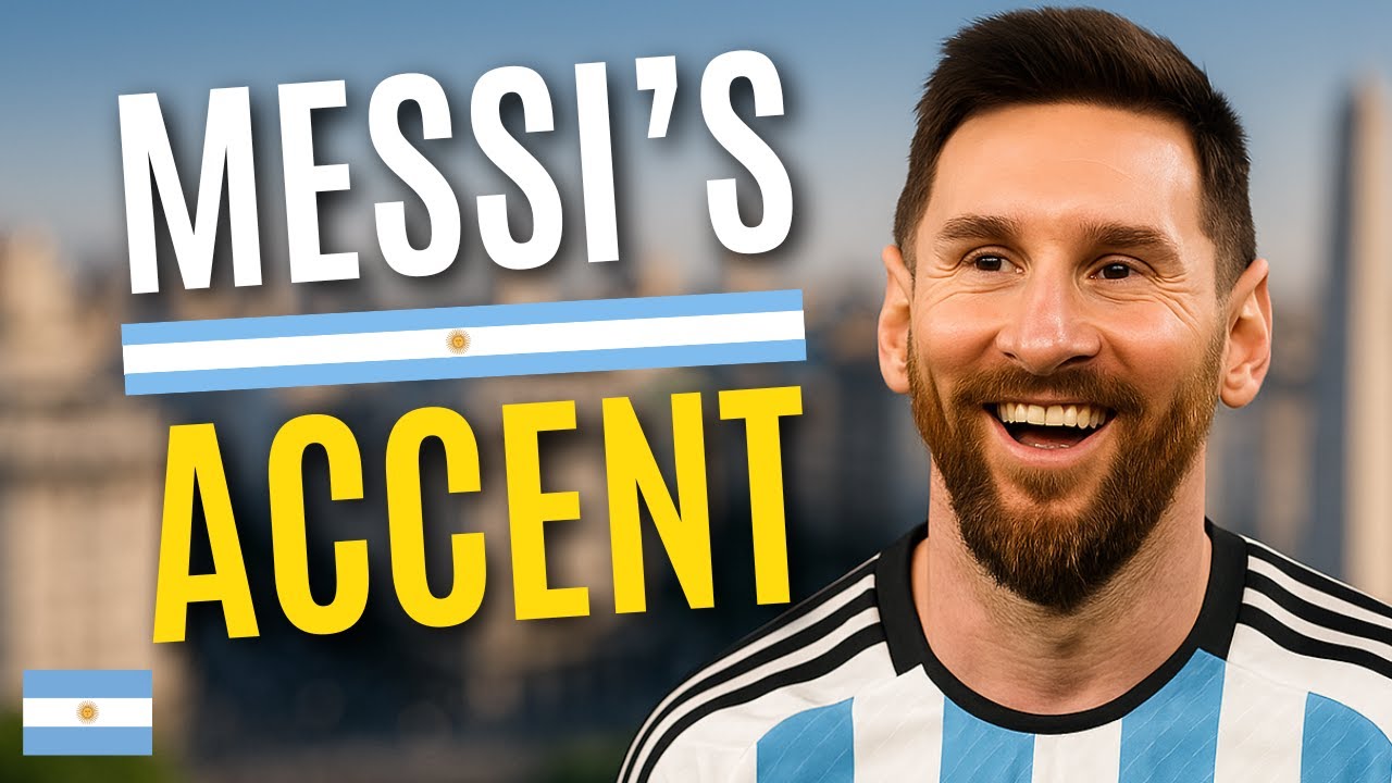 Learn ARGENTINIAN SPANISH with MESSI - Argentinian accent. - YouTube