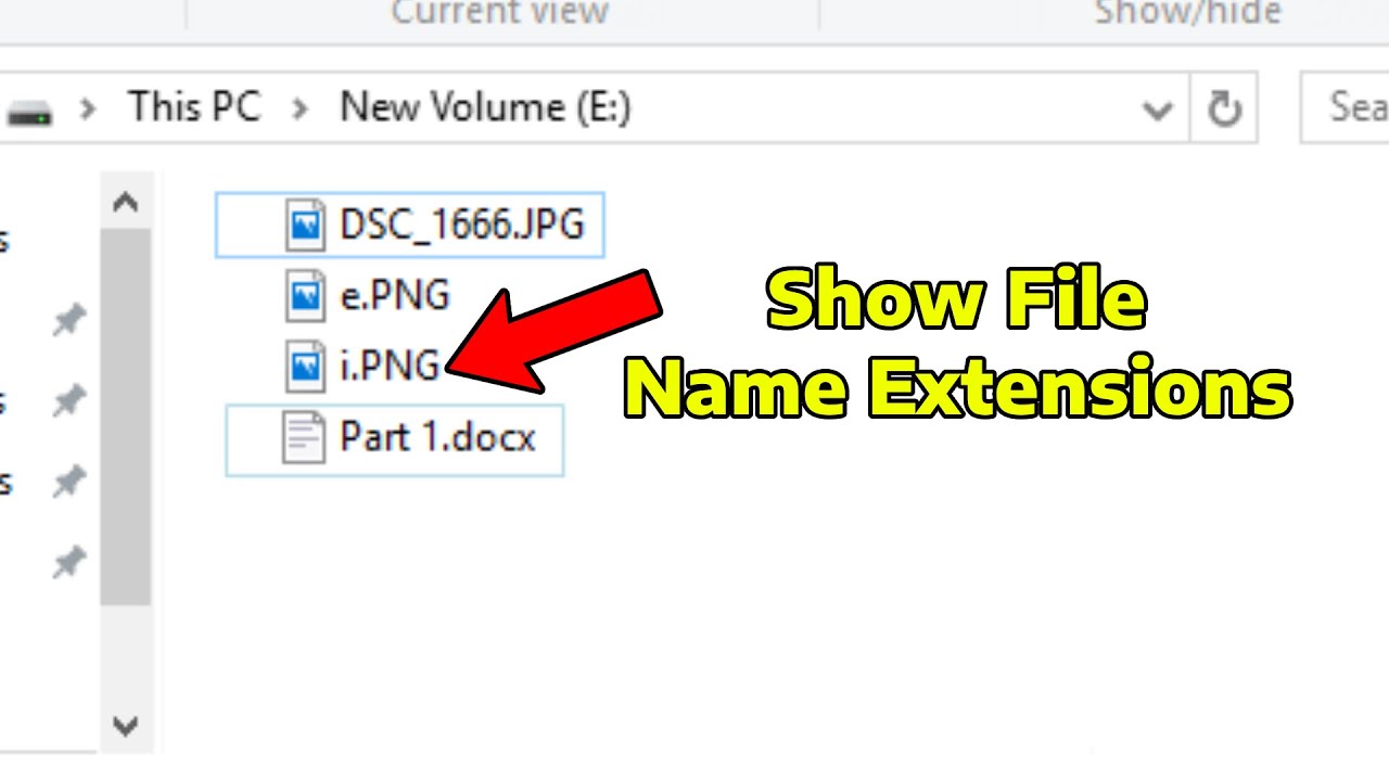 How To Display File Extension in Windows 11 - YouTube