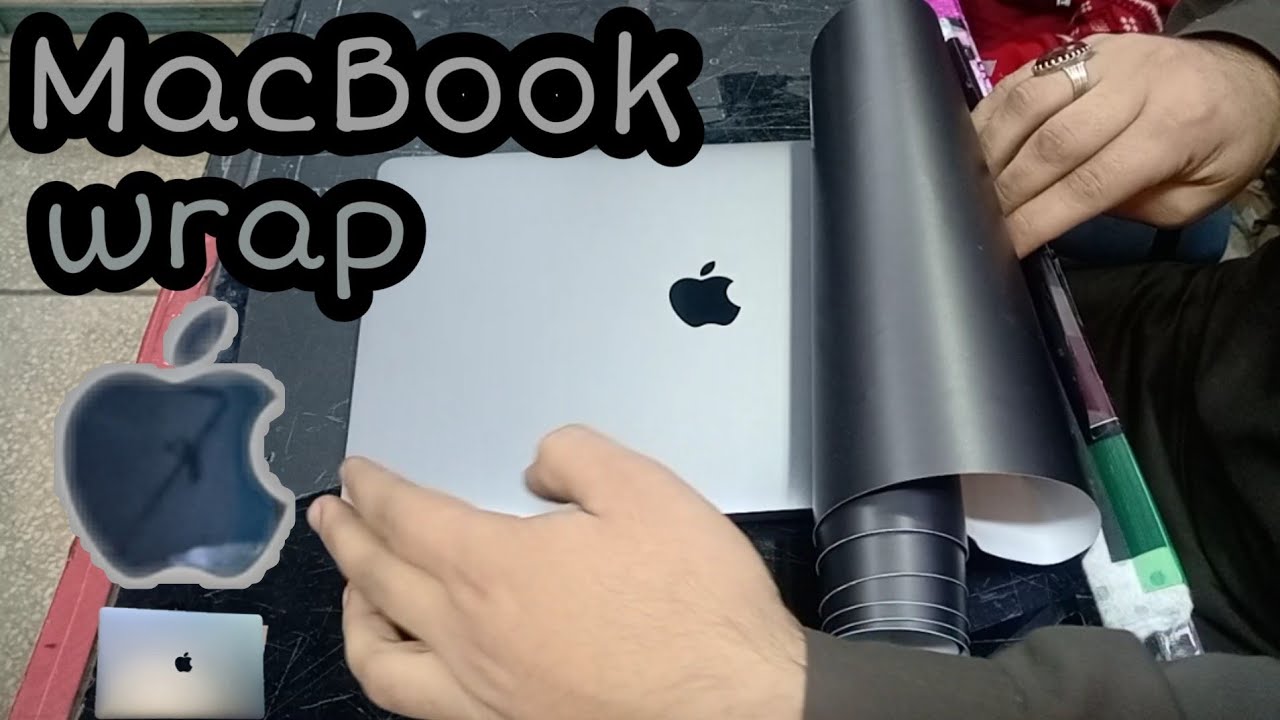Apple MacBook wrap with grey metallic vinyl - YouTube