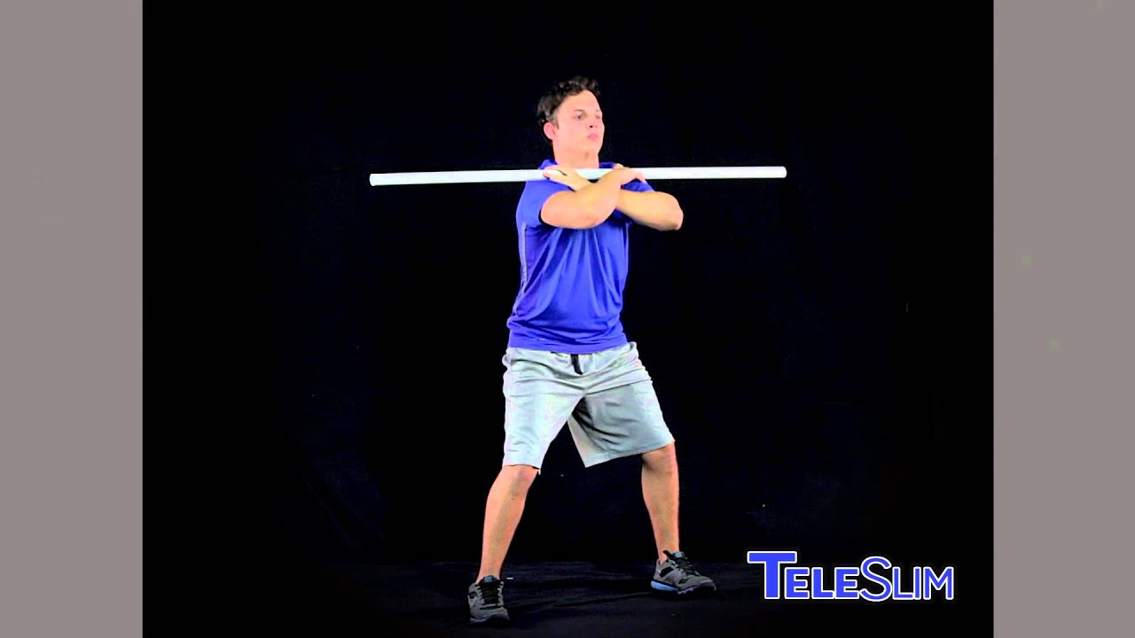 Front Half Squat, Wide Stance: Barbell: Video 73 - YouTube