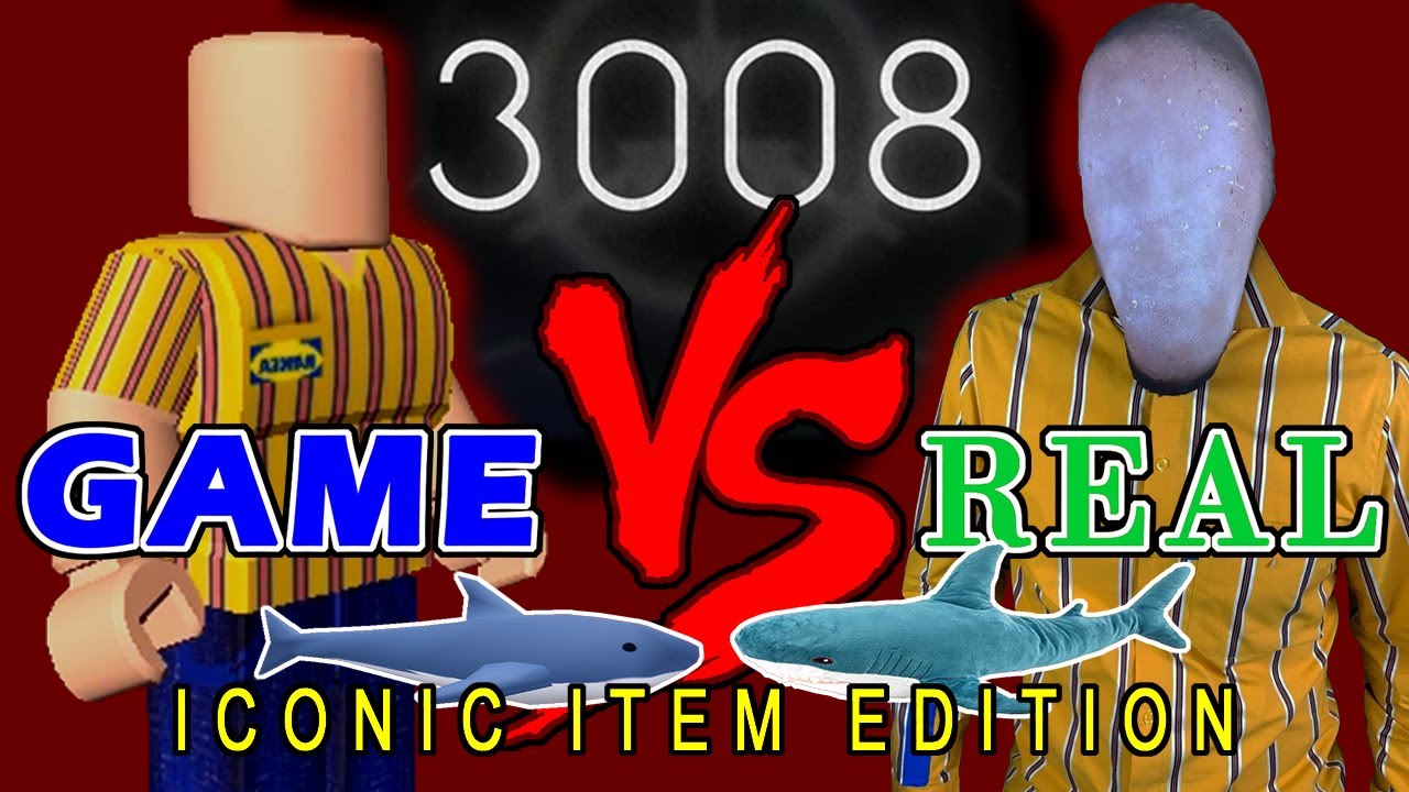 SCP 3008 ROBLOX GAME VS REAL LIFE (ICONIC ITEM EDITION) | INFINITE IKEA ...