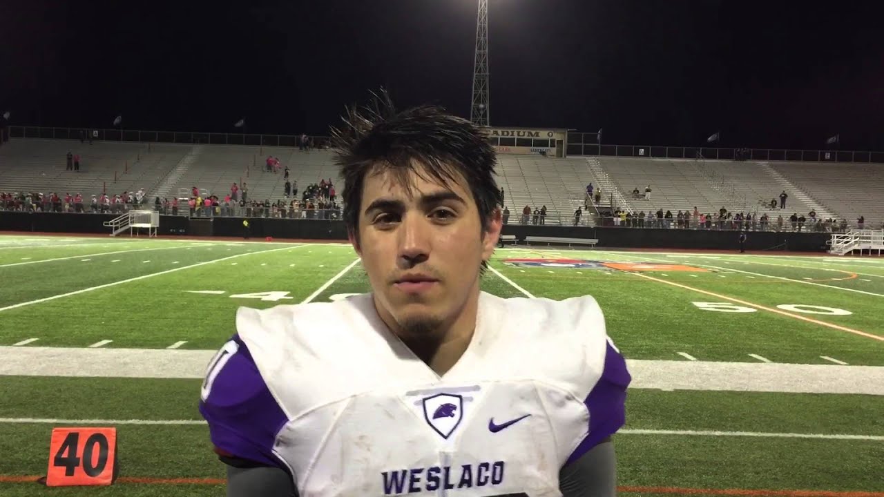 Weslaco High Brian Guerra interview #RGVweek8 - YouTube