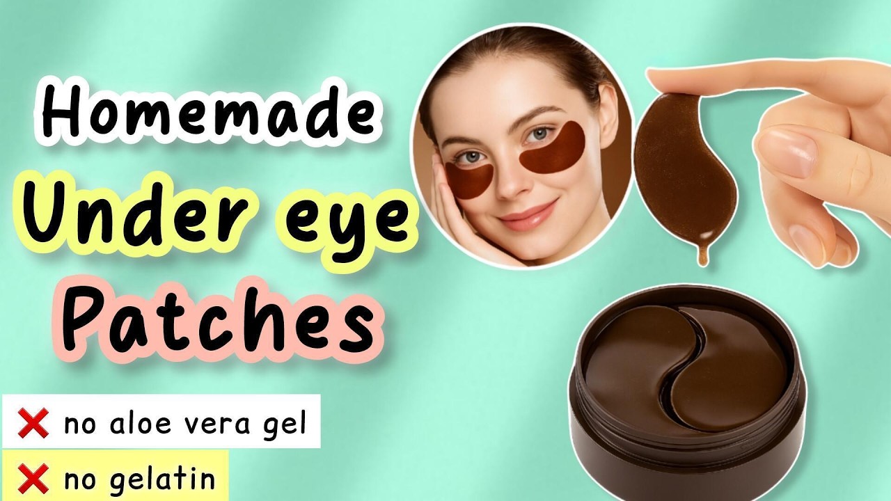 Homemade Eye Patches That Actually Work (With Coffee) 😳 - YouTube