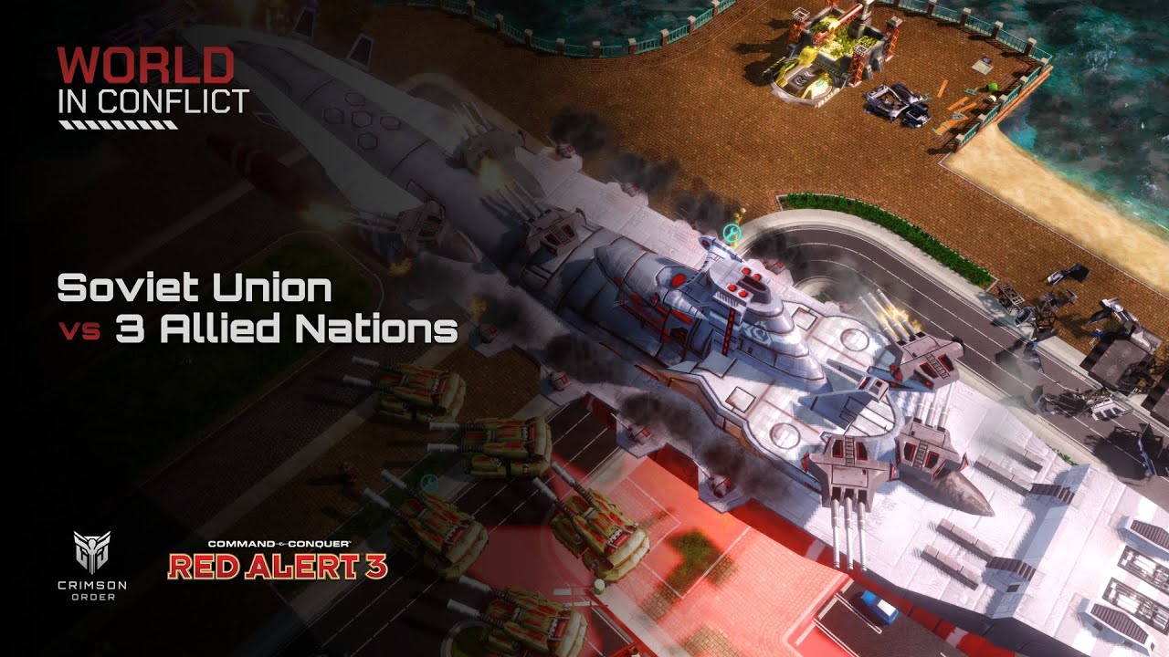 Red Alert 3 [World In Conflict Mod] - Soviet Union vs 3 Alied Nations ...