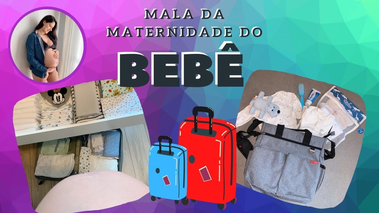 O que levar na mala da maternidade do bebê - YouTube