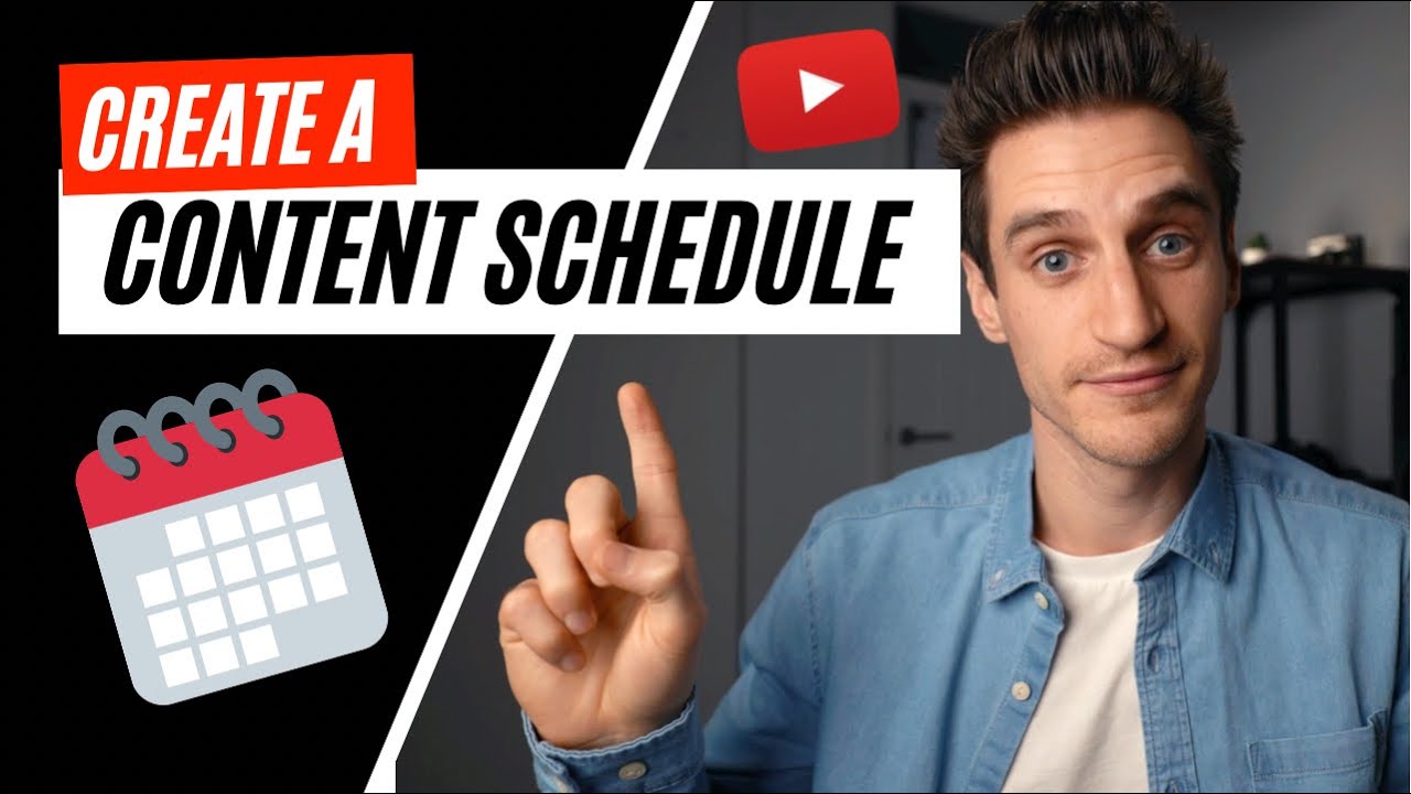 How to plan, organise and schedule content for your youtube channel ...