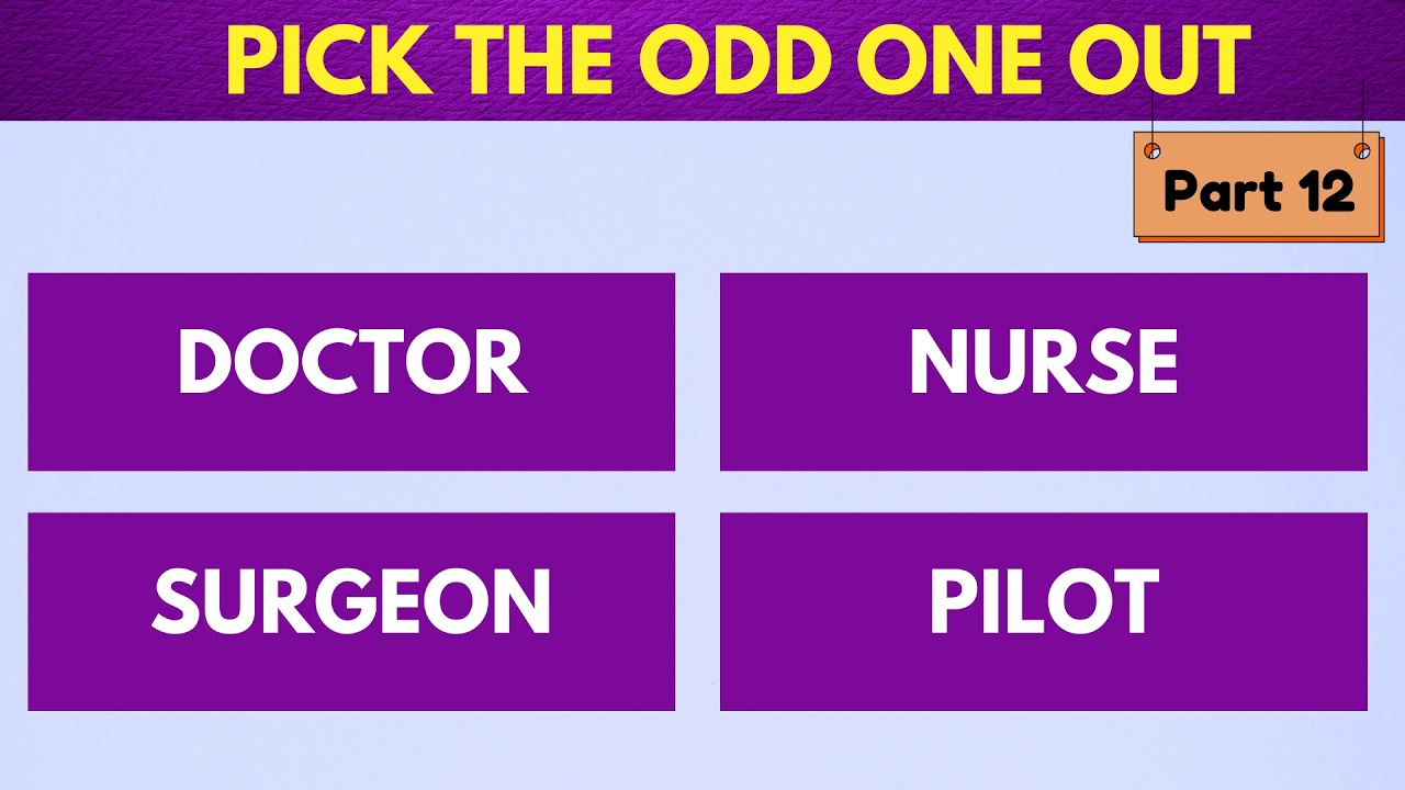Can You Pick the Odd One Out? | Ultimate General Knowledge Quiz # ...