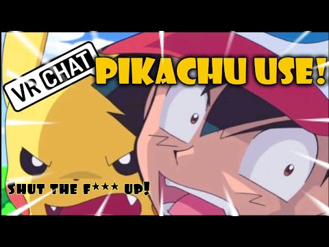 VRChat | Pikachu Fights Ash ketchum - YouTube