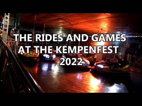 THE RIDES AND GAMES AT THE KEMPENFEST 2022 - YouTube