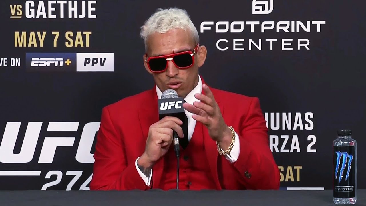 UFC 274: Charles Oliveira Post-Fight Press Conference - YouTube