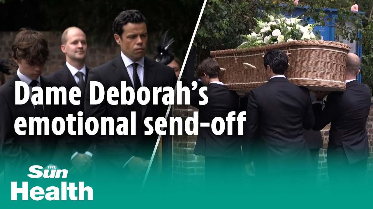 Dame Deborah James’s kids lead funeral procession during emotional send ...