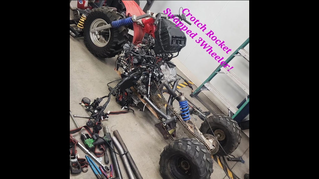Crotch Rocket Swapped 3Wheeler in 5 Minutes!! - YouTube