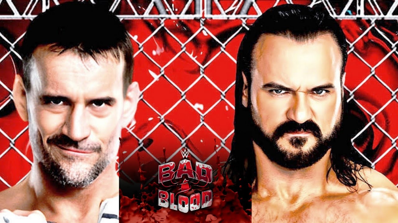 CM Punk vs. Drew McIntyre - Hell in a Cell Match: WWE Bad Blood 2024 # ...