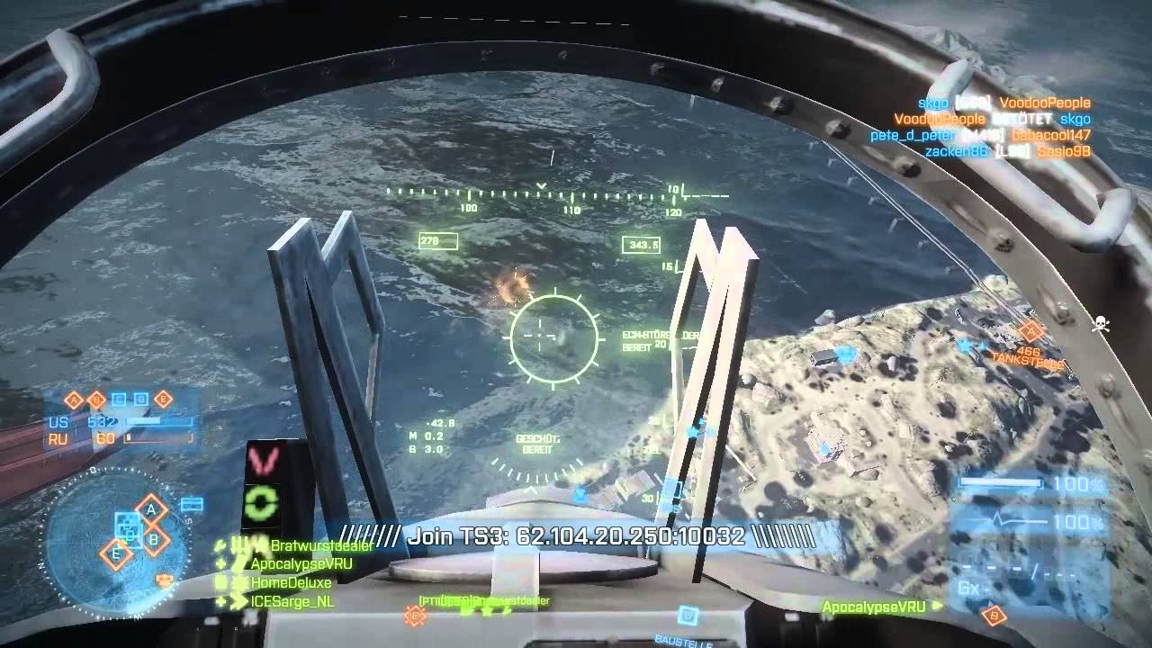 Battlefield 3 Jet Gameplay by ApocalypseVRU | PC - YouTube
