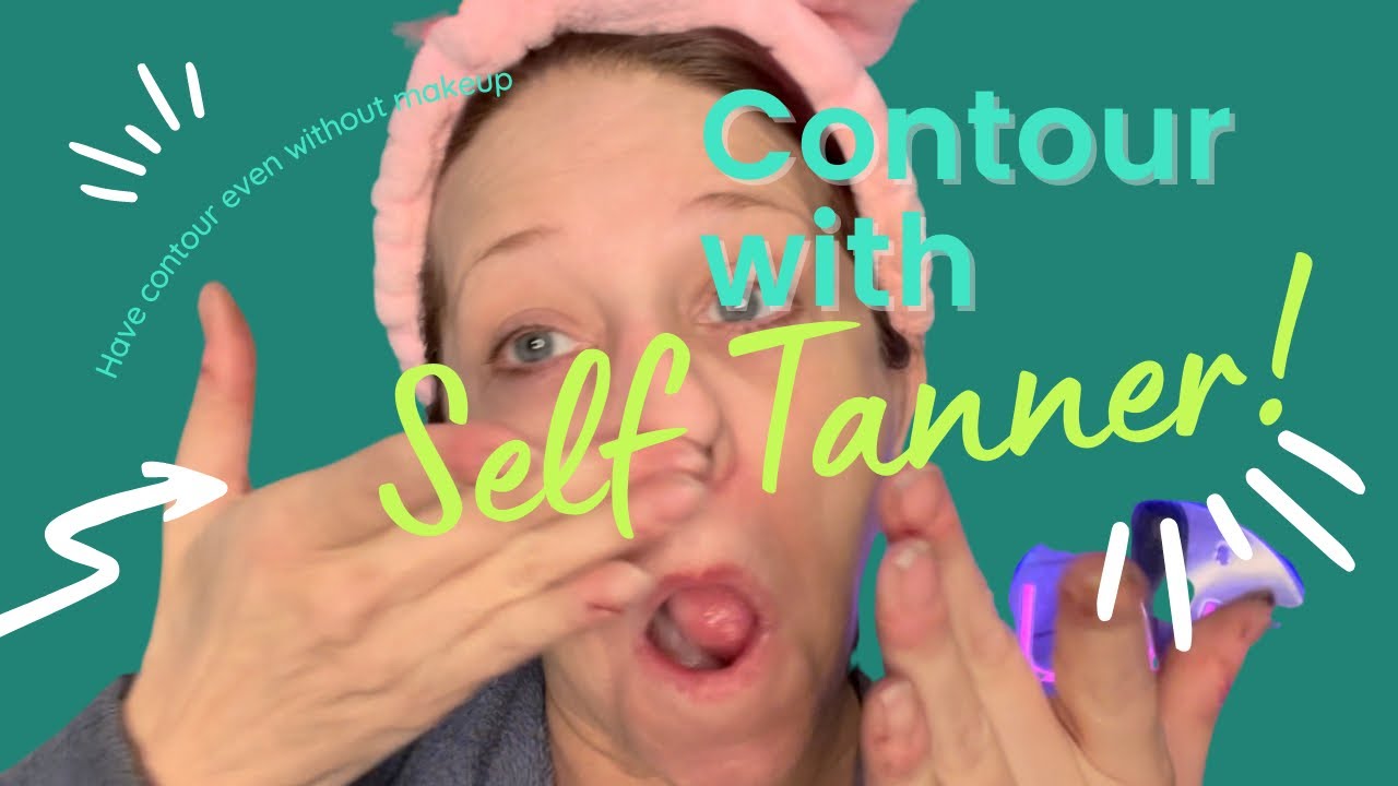 Beauty Secret Hack at 50, Contouring My Face with Self Tanner - YouTube