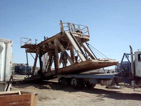 Oil Rig Substructure Uploading - YouTube