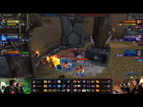 World of Warcraft -- Juveniles vs Follow Esports Wow Arena SEMI-FINALS American Regionals 2015