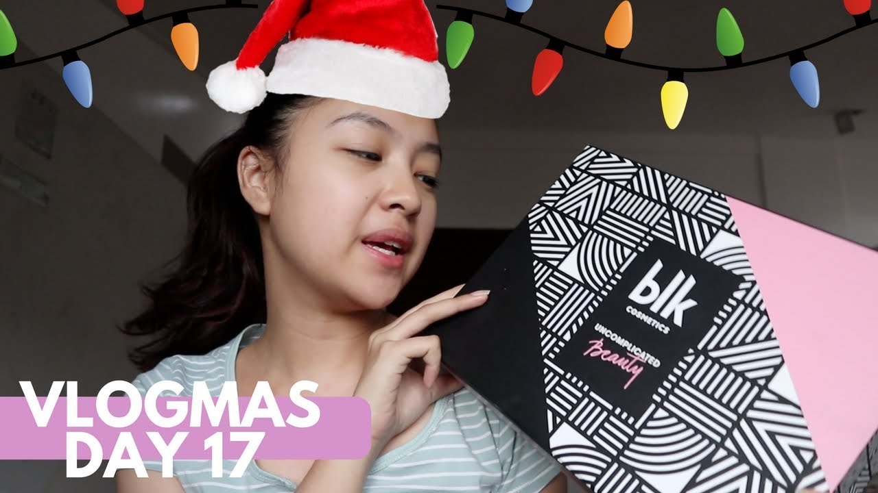 VLOGMAS DAY 17: BLK COSMETICS GIVEAWAY | Rei Germar - YouTube