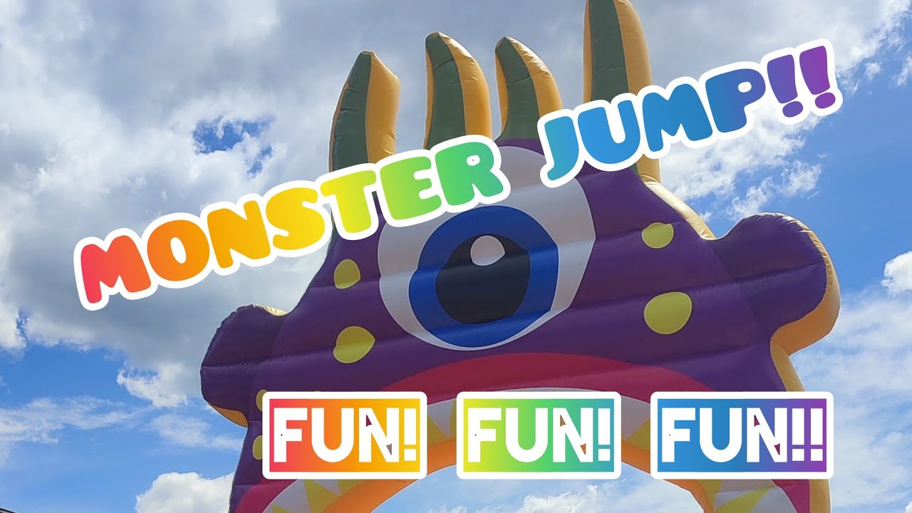 MONSTER JUMP!FUN! FUN! FUN! SERUNYA POL!!!! 👻👾🤖🧟 #bounce #familytime # ...