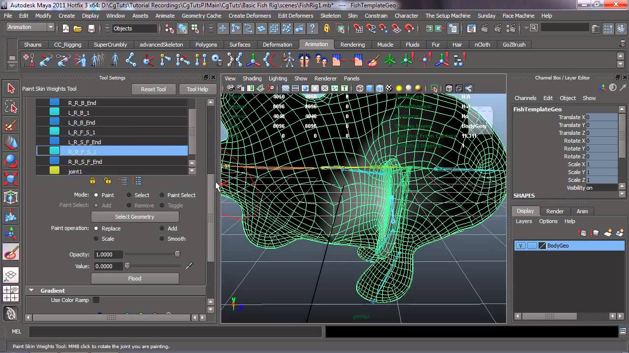 Rig a Fish in Maya | Envato Tuts+