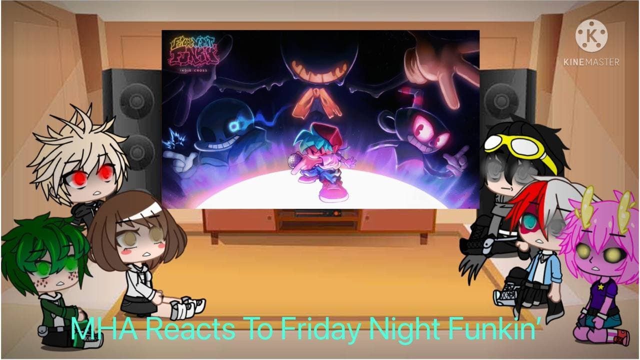MHA Reacts Friday Night Funkin': Indie Cross + Explained of Question ...
