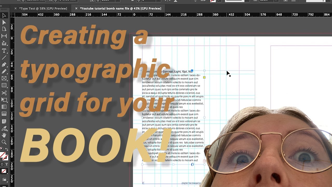 How to create a TYPOGRAPHIC GRID for your BOOK! | InDesign Tutorial ...