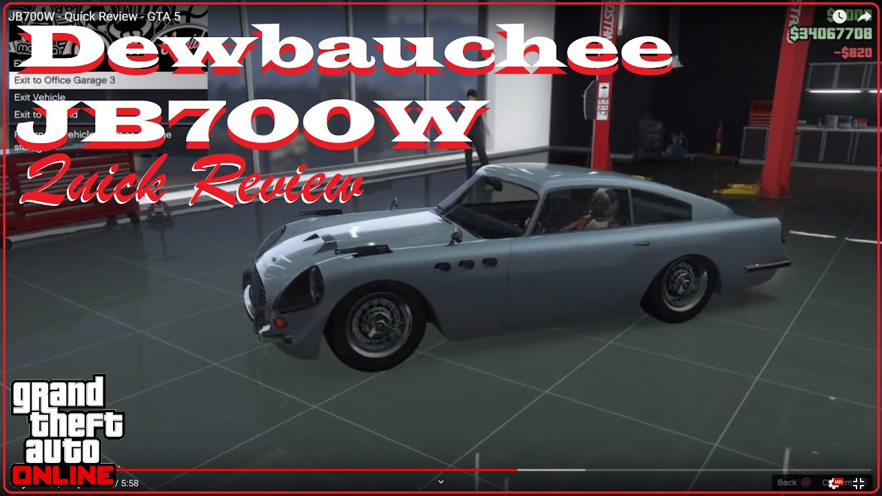 JB700W - Quick Review - GTA 5 - YouTube