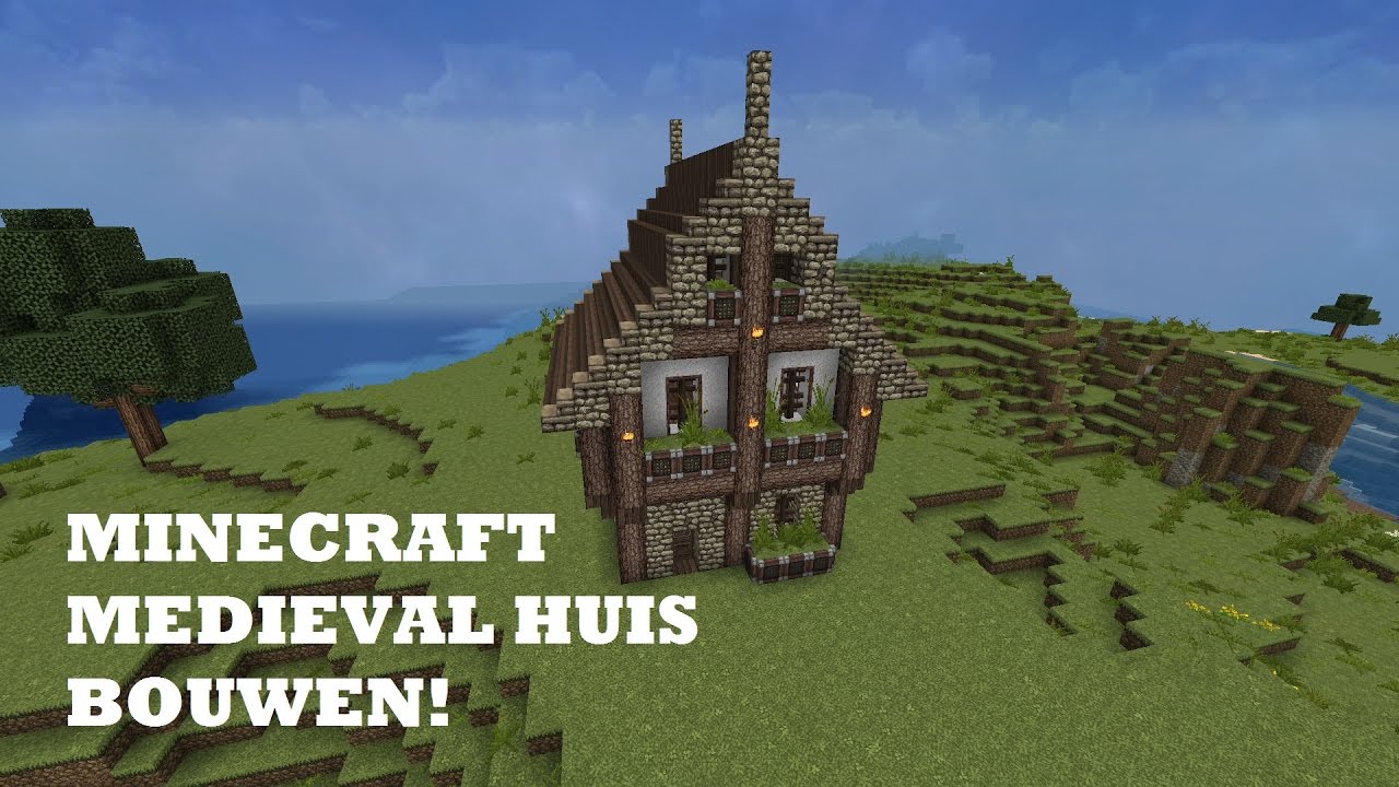 MEDIEVAL HUIS BOUWEN! - Minecraft Tutorial - YouTube