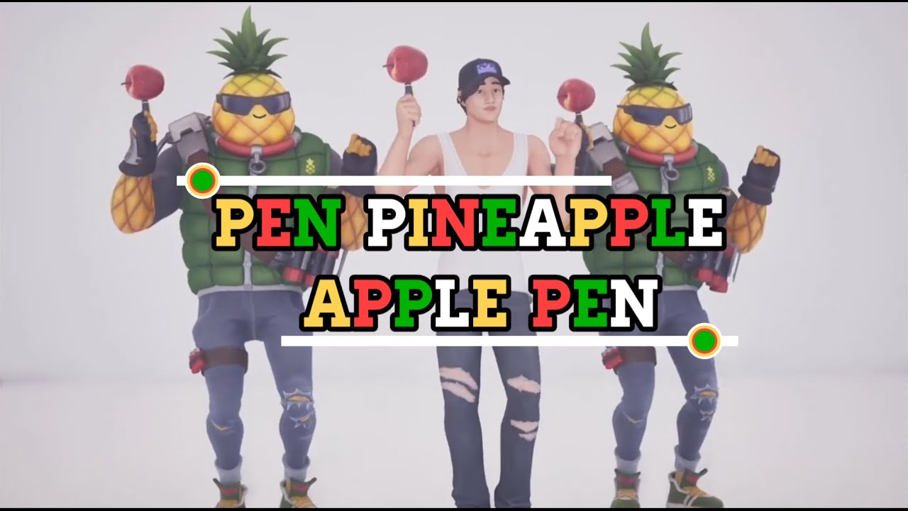 Fortnite - Pen Pineapple, Apple Pen [Fortnite Music Video] | PPAP - YouTube
