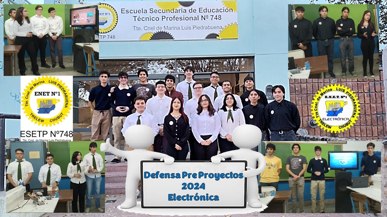 Defensa de Anteproyectos de Electrónica de la ENET N°1 de Trelew-2024 ...