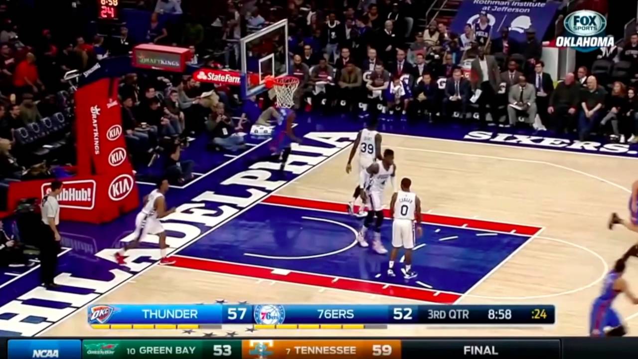 Oklahoma Thunder Stack Basketball Play - YouTube