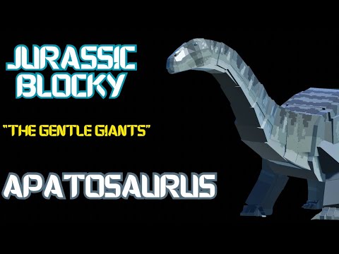 Jurassic Blocky New Apatosaurus Remodel!!! - YouTube