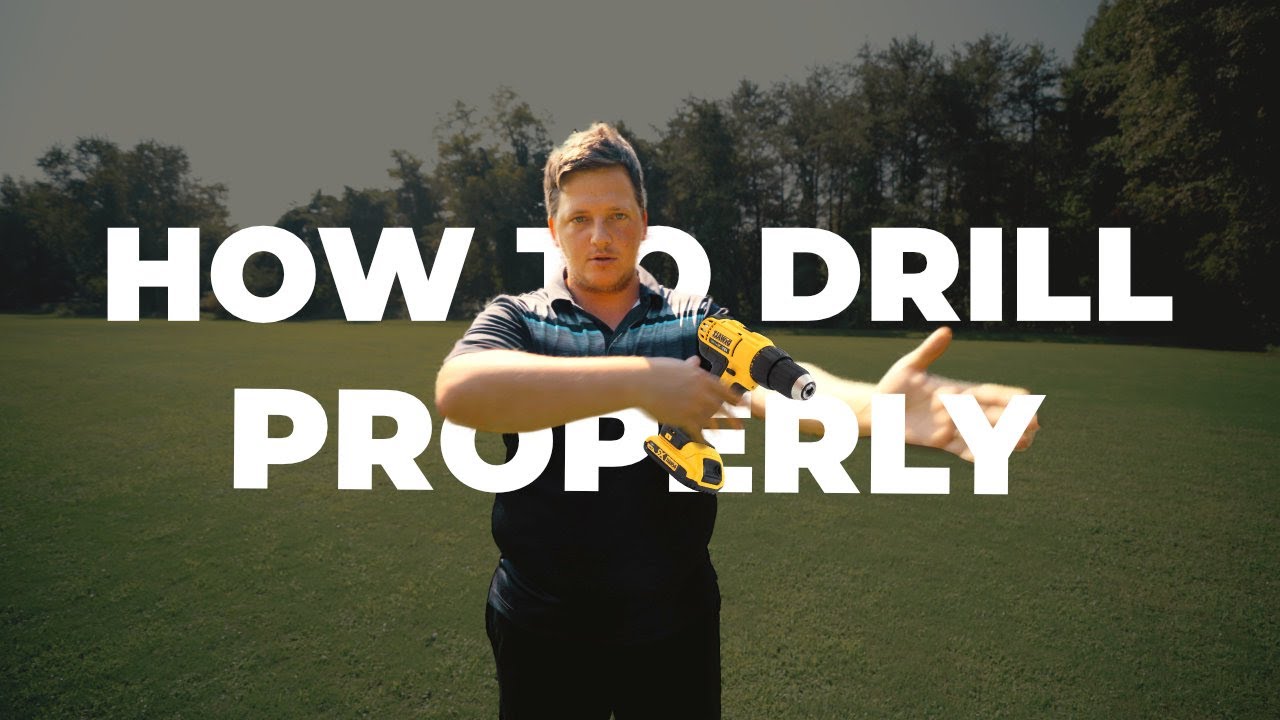 How to Drill Properly - YouTube