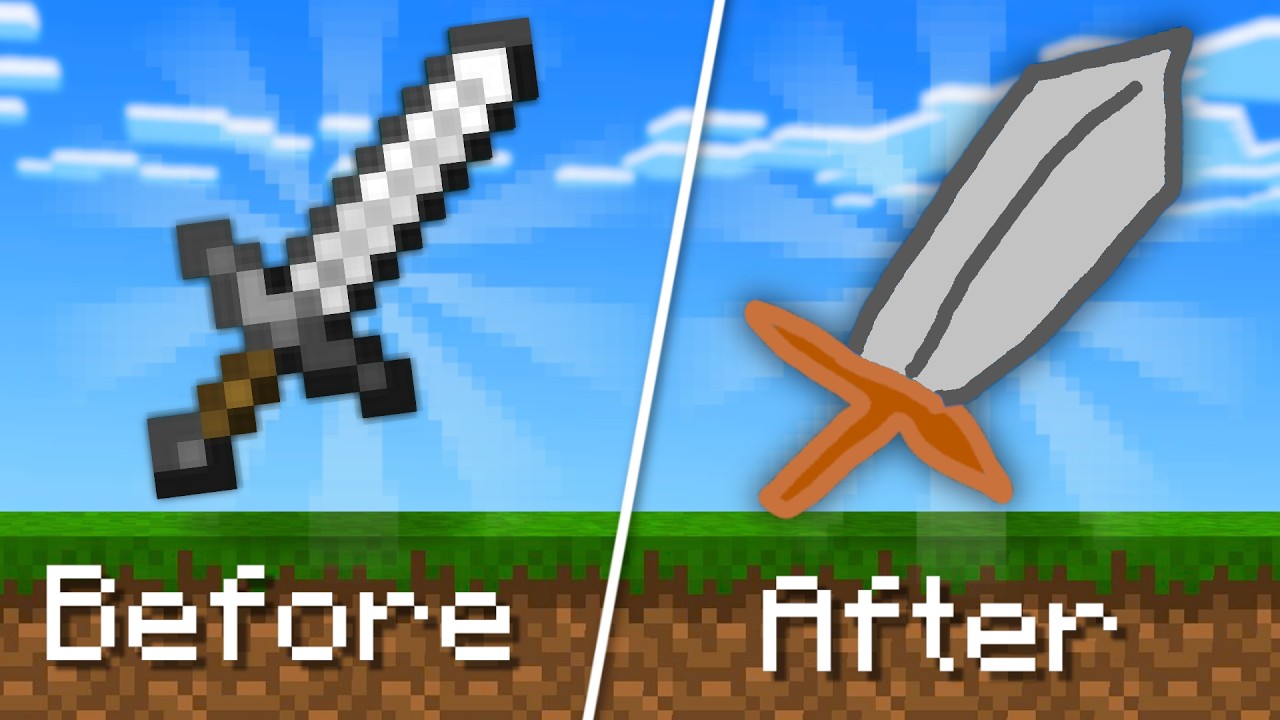 I Made a Minecraft Texture Pack Using Paint 3D! - YouTube