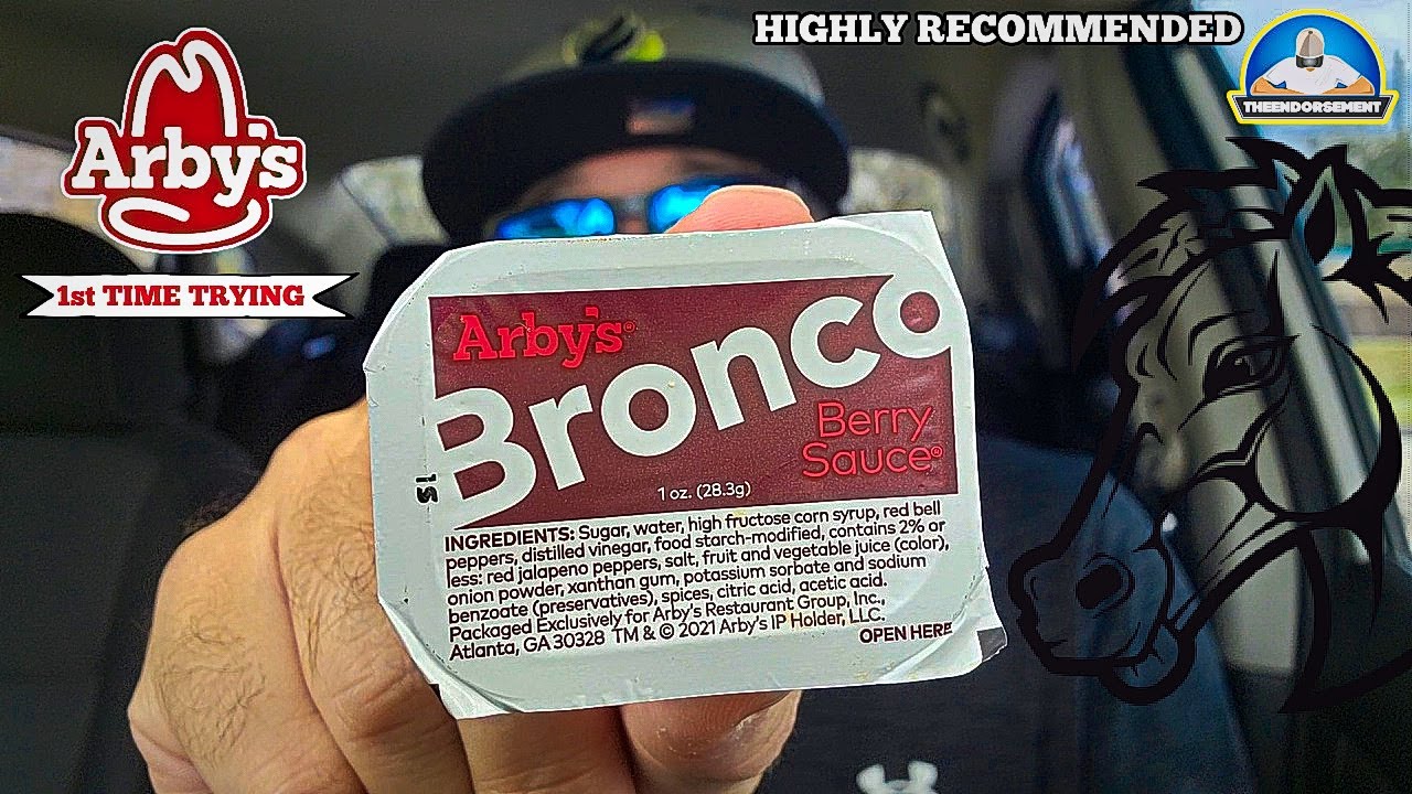 Trying Arby's® Bronco Berry Sauce For The 1st Time! 🐎🍓 | Worth The Hype ...